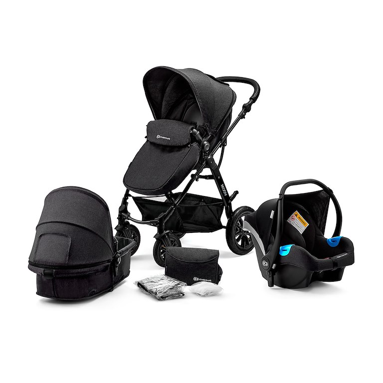 Kinderkraft 3u1 kolica MOOV black