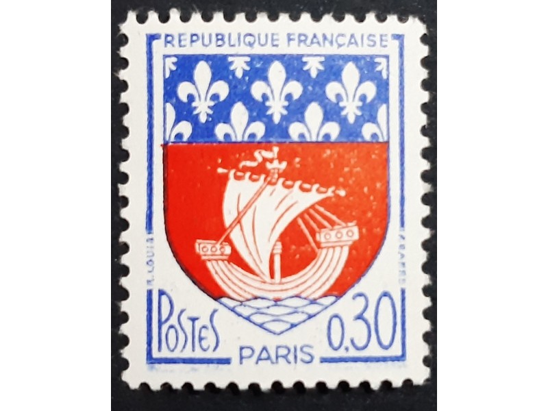 Br: 347 Francuska 1965 god. Pojedinacna Cista