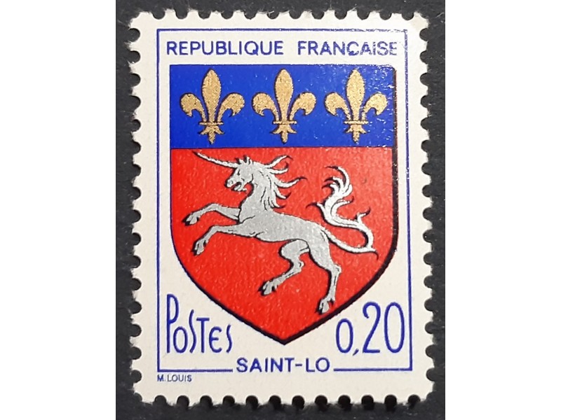 Br: 386 Francuska 1966 god. Pojedinacna Cista