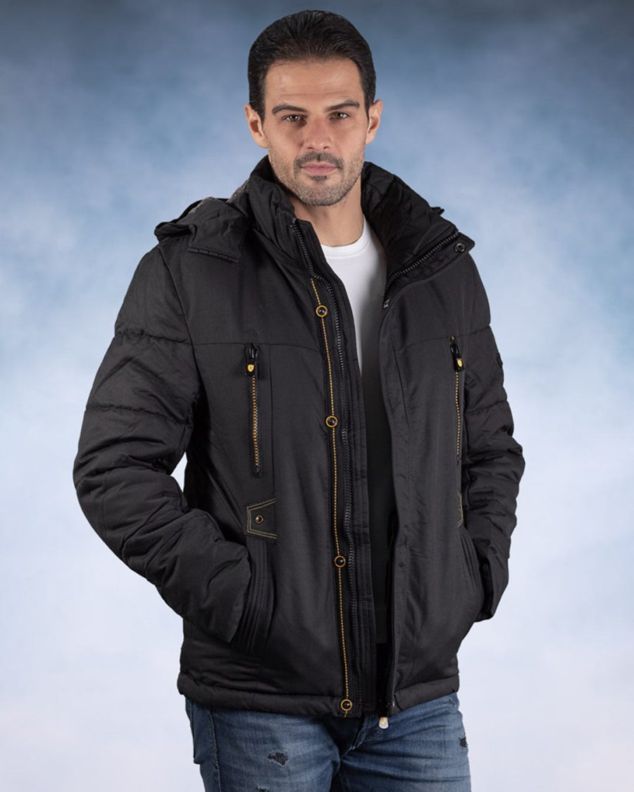 Muška zimska jakna – Sportska i Casual – 82702-1 – Crna