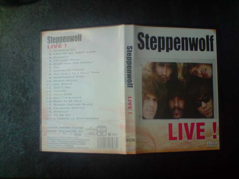 двд страни концерт Steppenwolf - Live!