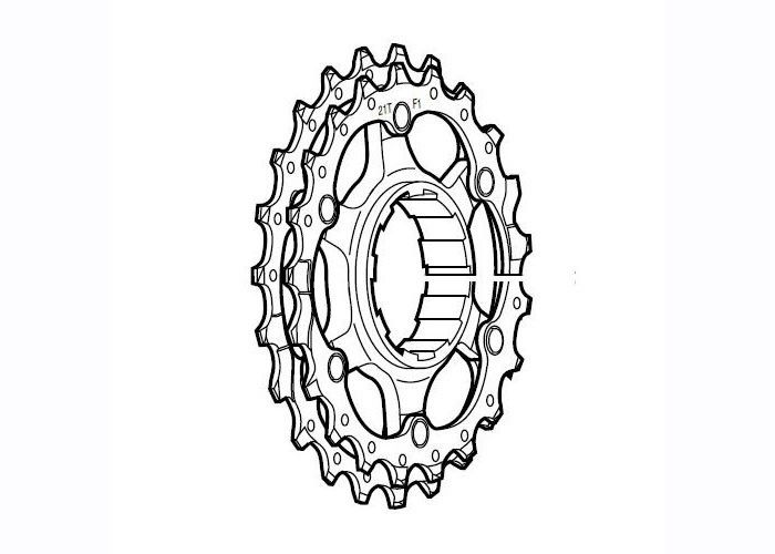 LANČANIK KASETE 21-23-25T SHIMANO CS-6500 ZA 9 BRZINA