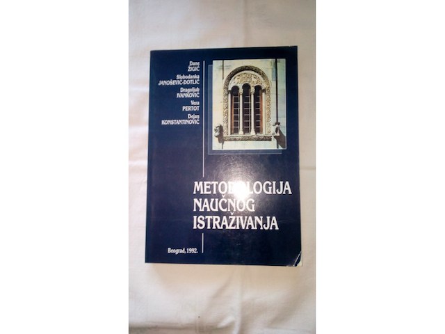 `Metodologija naučnog istraživanja` D. Žugić i dr.
