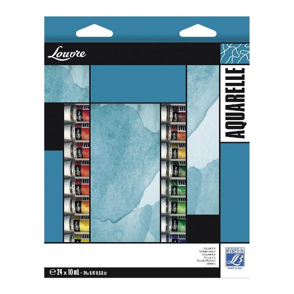 Lefranc&Bourgeois LB SET AQUAREL LOUVRE 24X10ML