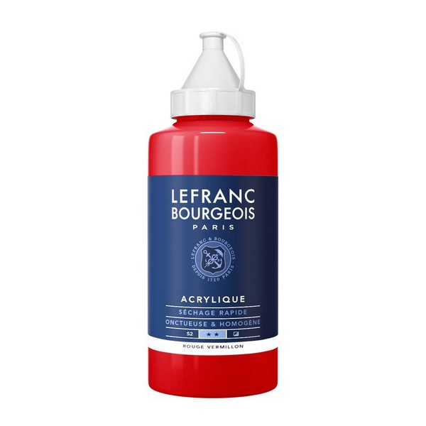 L&B Fine acrylic L&B FINE ACRYLIC COLOUR 750ML BTL RED VERMILION
