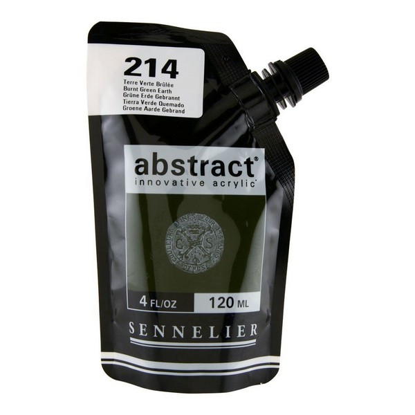 Sennelier Abstract Abstract 120ml Burnt Green Earth 214