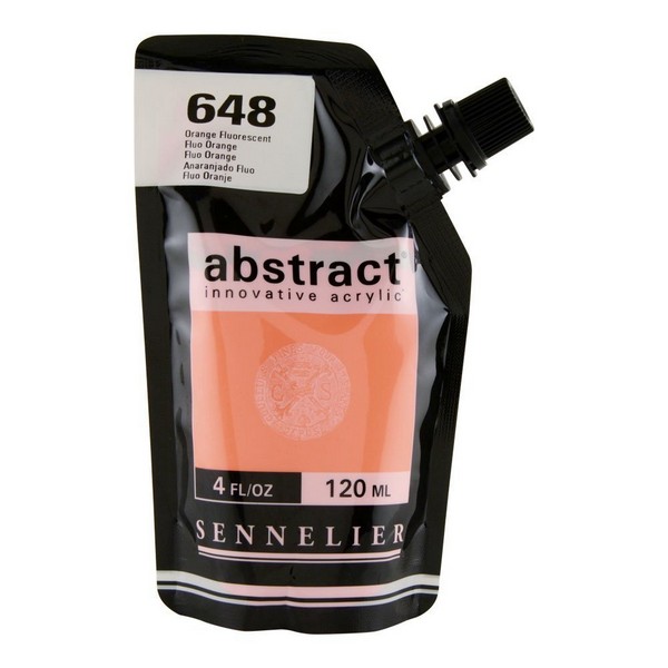 Sennelier Abstract Abstract 120ml Fluo Orange 648
