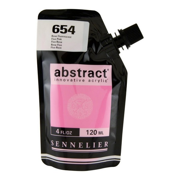 Sennelier Abstract Abstract 120ml Fluo Pink 654