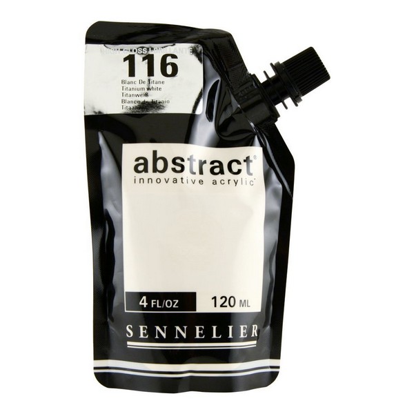 Sennelier Abstract Abstract 120ml Titanium white 116B