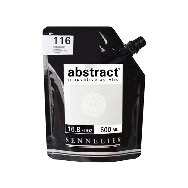 Sennelier Abstract Abstract 500ml Titanium white 116