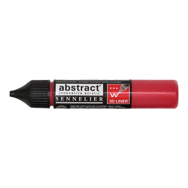 Sennelier Abstract Abstract 3D liner 27ml Cadmium Red Light Hue