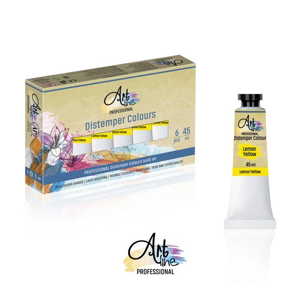 Artline TEMPERA ARTLINE LIMUN ZUTA 45ML ART015