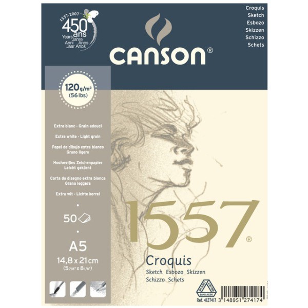 Canson ALB. 1557 A5 120GR 50s