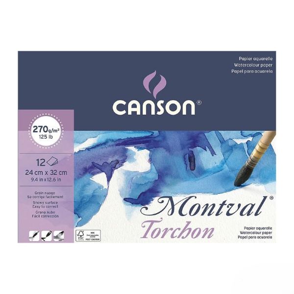 Canson AK.BLOK CANSON MONTVAL 270g 24x32