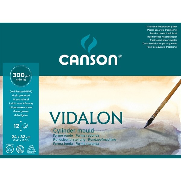 Canson BL.24X32 VIDALON 300GR 12S