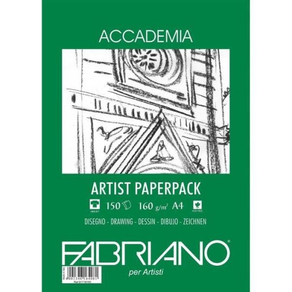 Fabriano FABRIANO ACCADEMIA ARTIST 160G A4 150L 50814160