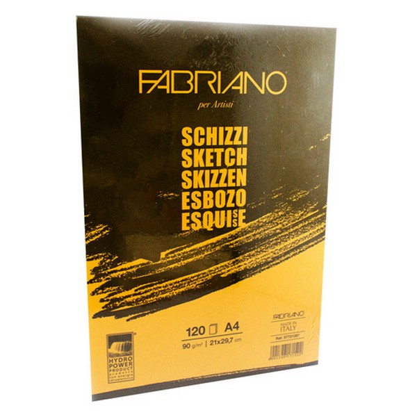 Fabriano FABRIANO SCHIZZI BLOK A4/120L 90g 57721297