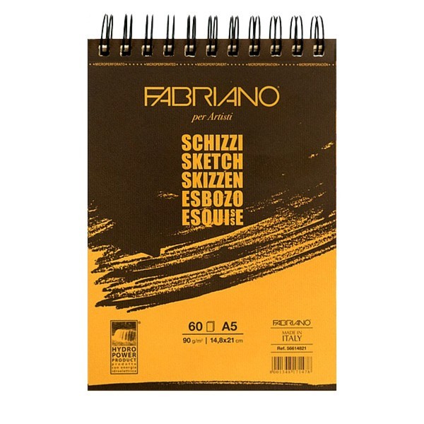 Fabriano FABRIANO SCHIZZI SP.GORE A5/90GR/60L 56614821