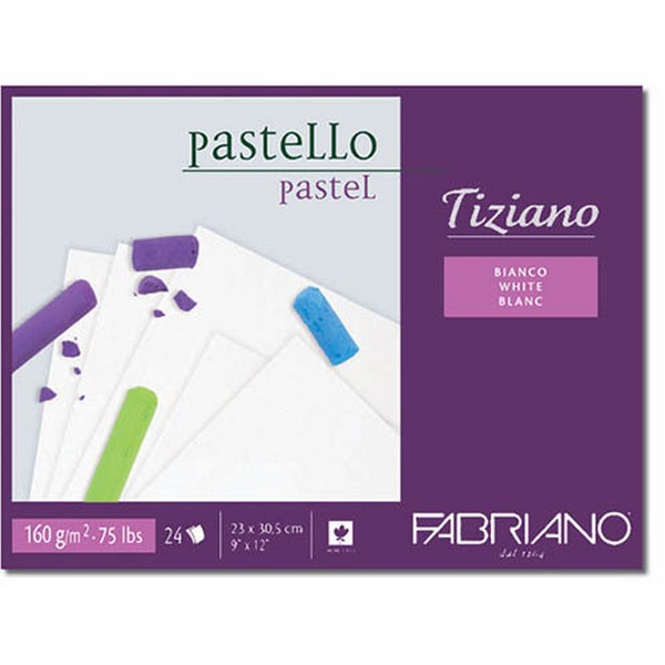 Fabriano FABRIANO TIZIANO BLOK BIANCO 160G 23X30,5 24 L 46423305