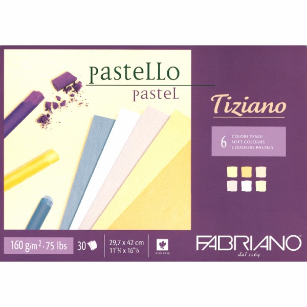 Fabriano FABRIANO TIZIANO BLOK PASTEL 160g 30X42 30L/6 boja