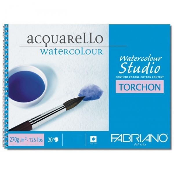 Fabriano FABRIANO WATERCOLOR 270g TORCHON 20L 30.5X45.5