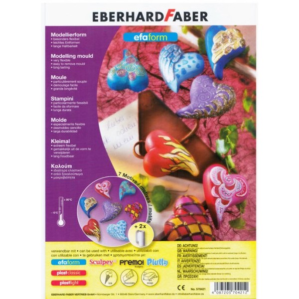 Eberhard Faber EF kalup za plastelin Srca 570421