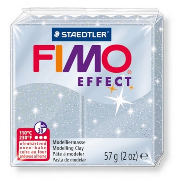 Staedtler FIMO EFFECT GLITER SILVER 8020-812