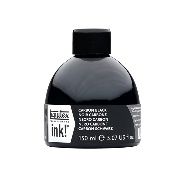 Liquitex LQ INK 150ML CAR. BLACK