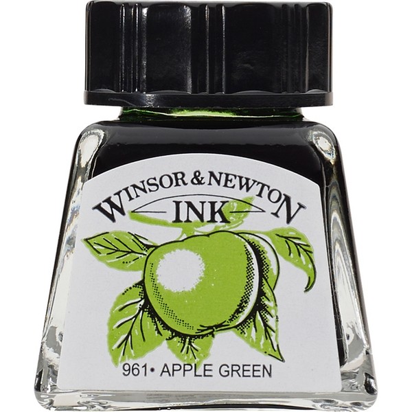 Winsor&Newton WN INK 14ML APPLE GREEN