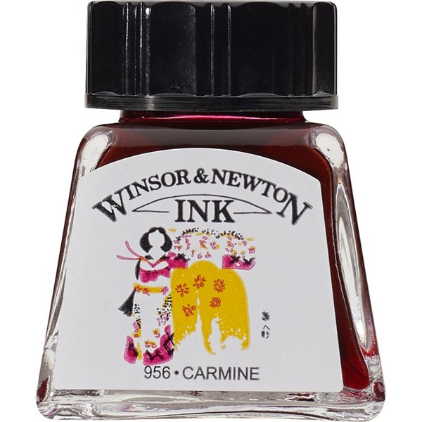 Winsor&Newton WN INK 14ML CARMINE