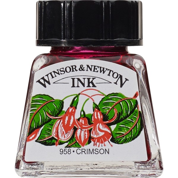 Winsor&Newton WN INK 14ML CRIMSON