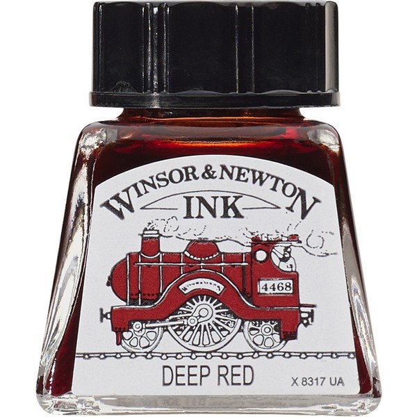 Winsor&Newton WN INK 14ML DEEP RED