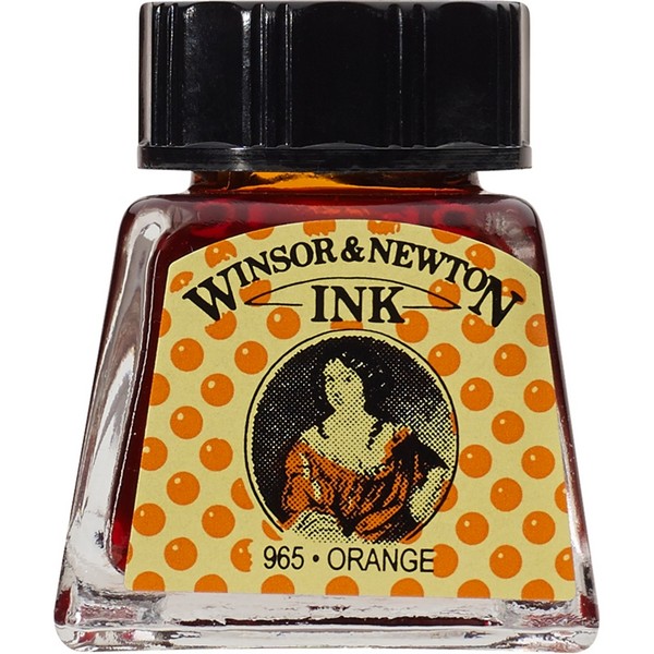 Winsor&Newton WN INK 14ML ORANGE