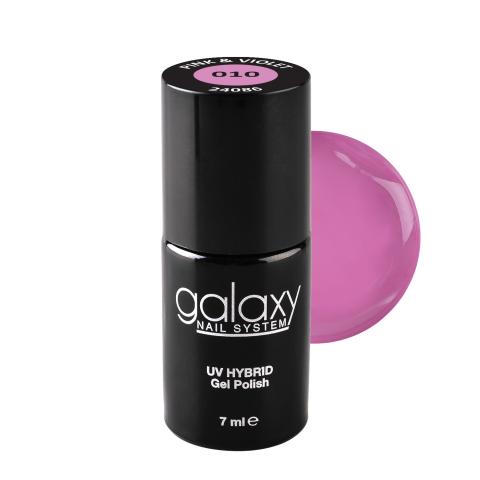 010 Pink & Violet Galaxy UV Hybrid gel 7ml