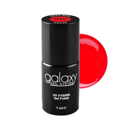 039 Sexy Red Galaxy UV Hybrid gel 7ml