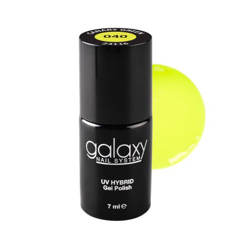 040 Canary Green Galaxy UV Hybrid gel 7ml
