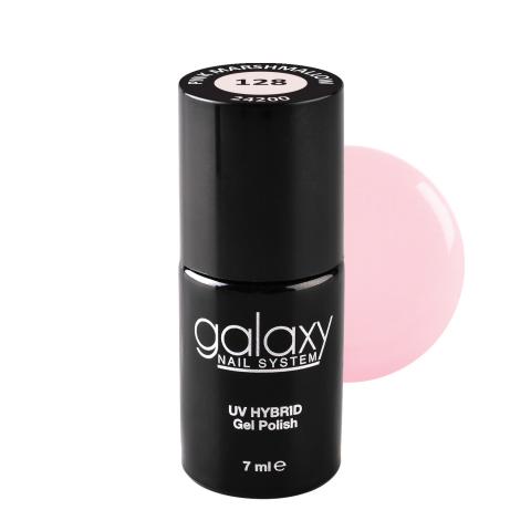 128 Pink Marshmallow Galxy UV Hybrid gel 7ml