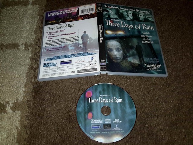 Three days of rain DVD