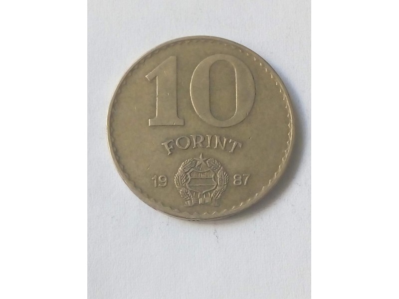 10 Forint 1987.godine - Madjarska -