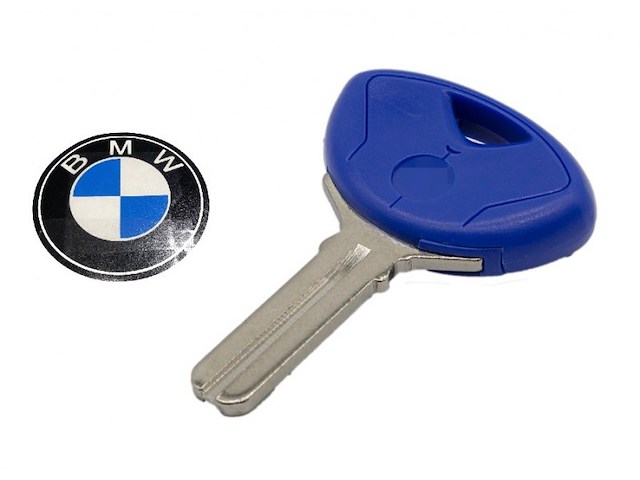 BMW kljuc - plavi - pljosnat mac
