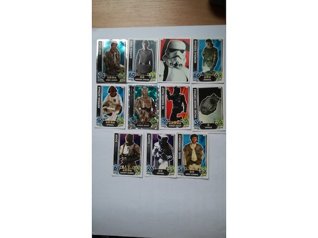 Star wars kartice 11 KOM