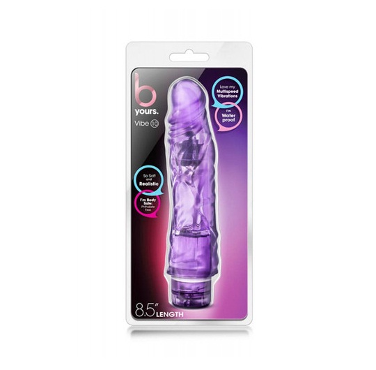 B yours silikonski ljubičasti vibrator, BLUSH00600