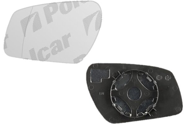 Ogledalo retrovizora 3218545E - Ford Fiesta 05-08, belo staklo, asferično