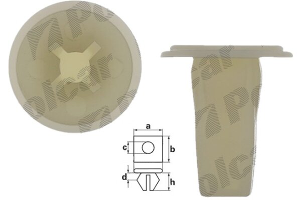 Kopča za pričvršćivanje 6317272 - Honda CRV 02-06