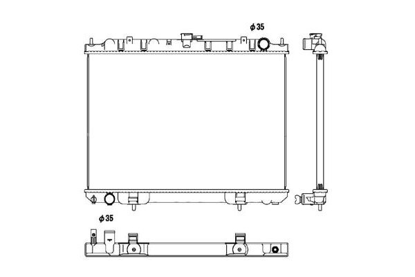 Hladnjak vode 2746082K - Nissan X-Trail 01-07