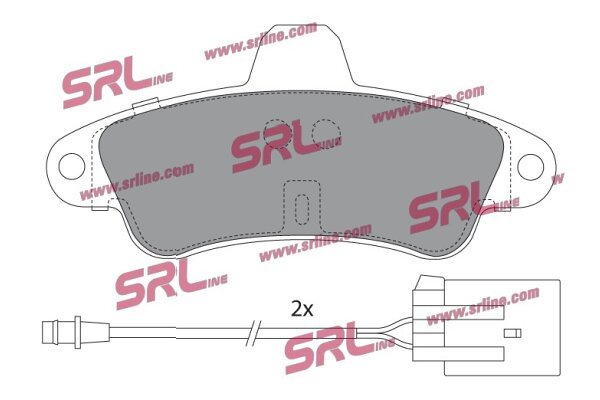 Zadnje kočione pločice S70-1375 - Ford Mondeo 93-00