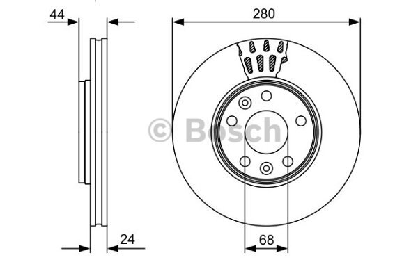 Prednji kočioni diskovi BS0986479C62 - Dacia Duster 10-