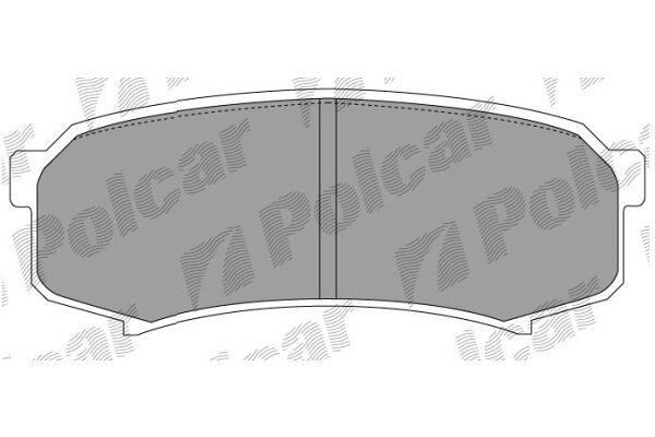 Zadnje kočione pločice S70-1368 - Toyota Land Cruiser 96-