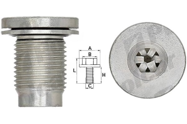 Čep (kartera) kadice za ulje 5M182627 - Fiat Punto 99-10