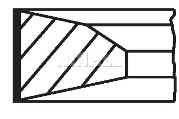 Komplet klipnih prstenova 001RS111160N0 - Mercedes-Benz